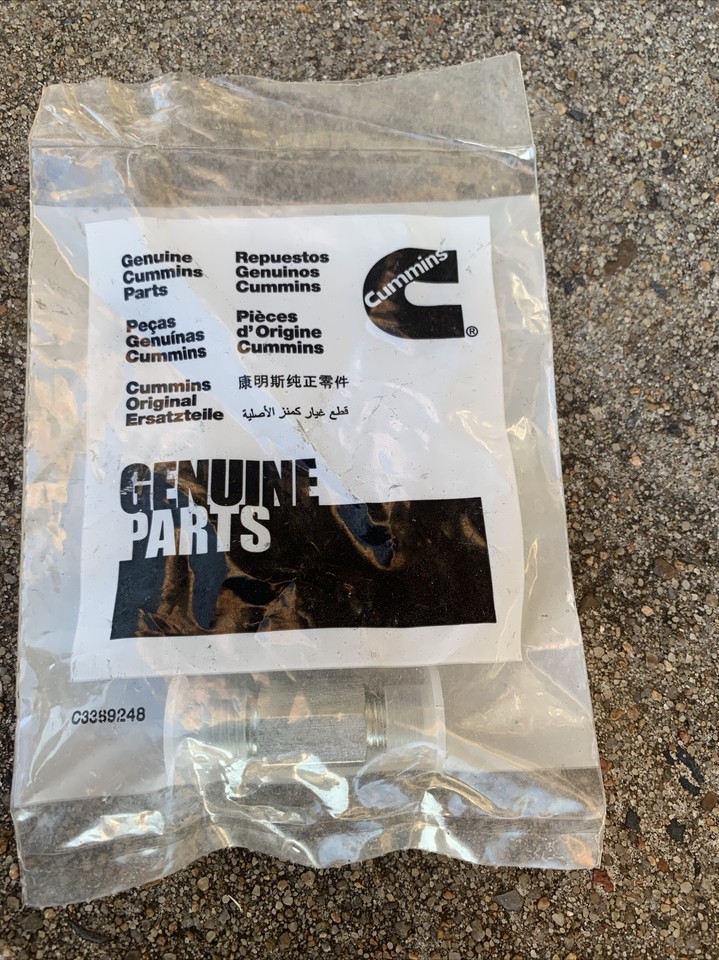 GENUINE CUMMINS MALE UNION, P/N 4938641 OEM | eBay