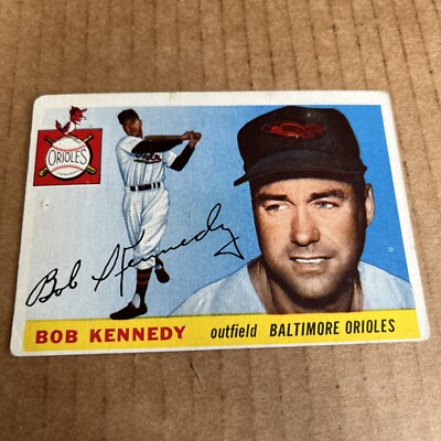1955 Topps Bob Kennedy #48 Baltimore Orioles Vintage Baseball Card ...