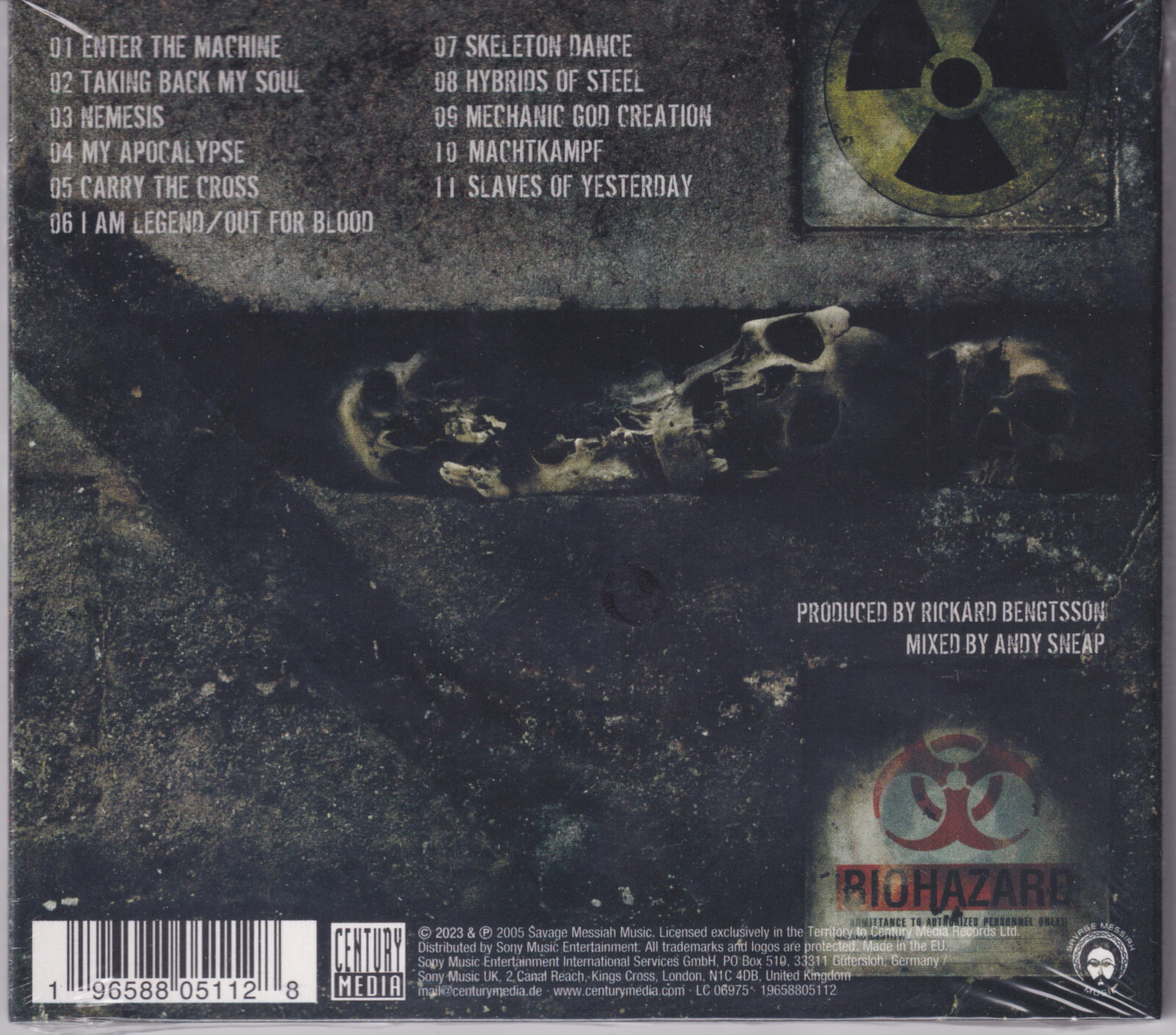 Arch Enemy 2005 CD - Doomsday Machine (Ltd. Digisleeve 2023 Remaster ...