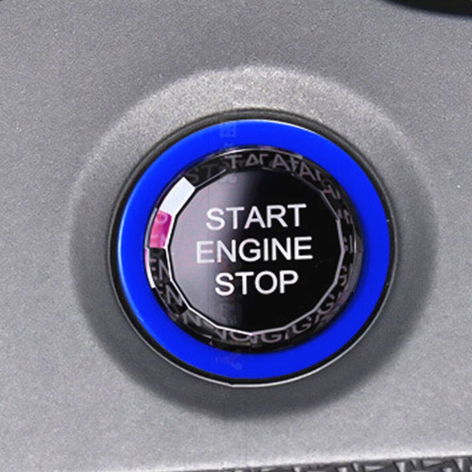 Crystal Start Stop Ignition Switch Button Cover for Audi 2016-2020 A3 ...