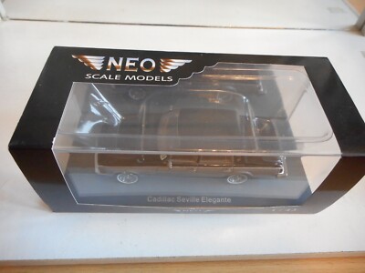 Neo Scale Model Cadillac Seville Elegante in Black/Grey on 1:43 in Box ...