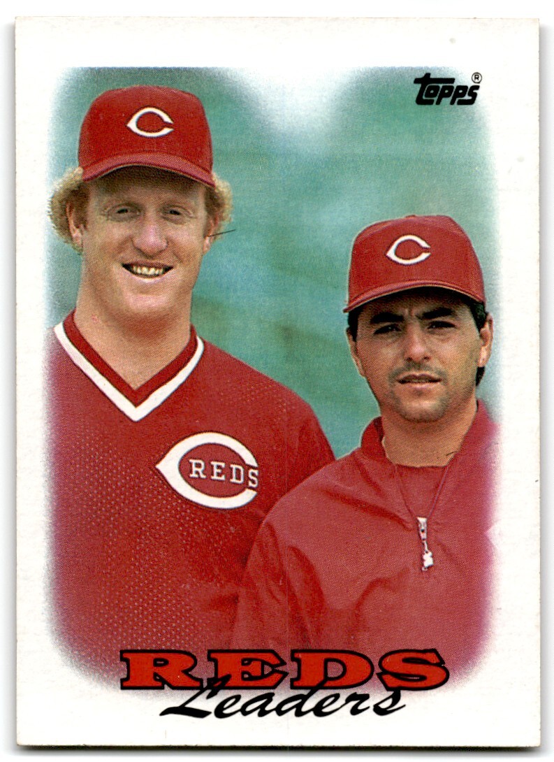 1988 Topps Reds Leaders - Ron Robinson/John Franco Cincinnati Reds #81 ...
