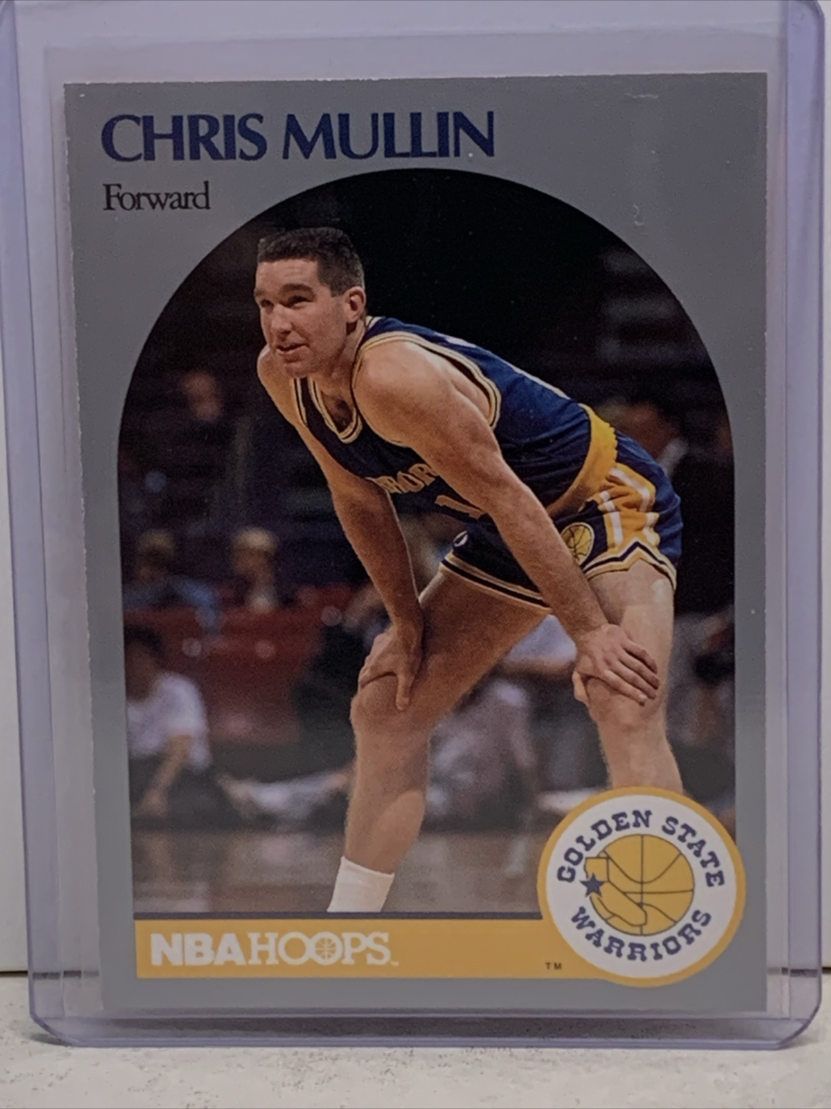 1990 Chris Mullins NBA Hoops Basketball Card #116 Golden State Warriors ...