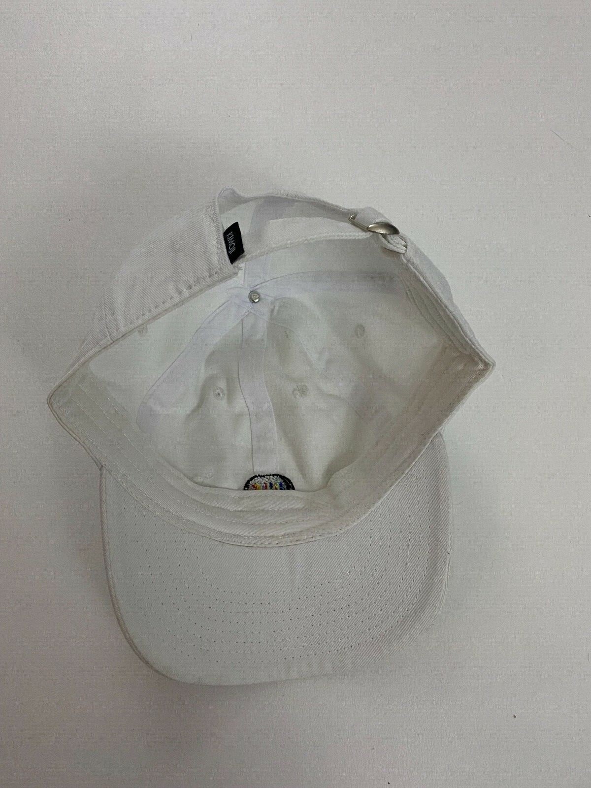 Kimoji Lit Logo White Adjustable Baseball Cap Dad Hat One Size | eBay