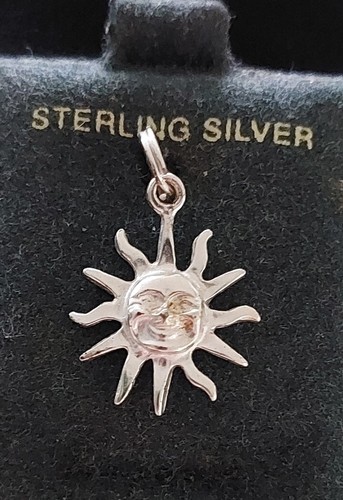 Sterling Silver Sun Charm | eBay