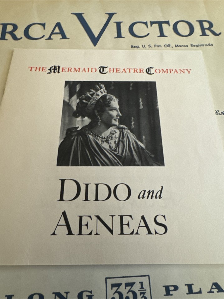 KIRSTEN FLAGSTAD : PURCELL DIDO AND AENEAS ORIGINAL LP BOX HMV 1007 USA ...
