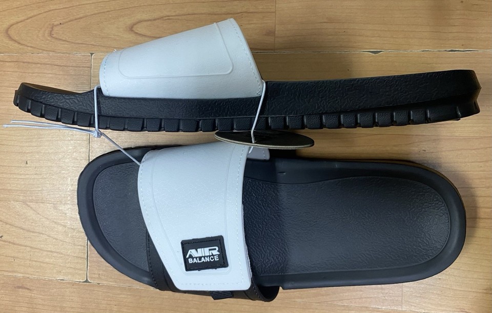 Air Balance Flip Flops Adjustable Slide Sandals Men's Size 7 8 9 10 11 ...