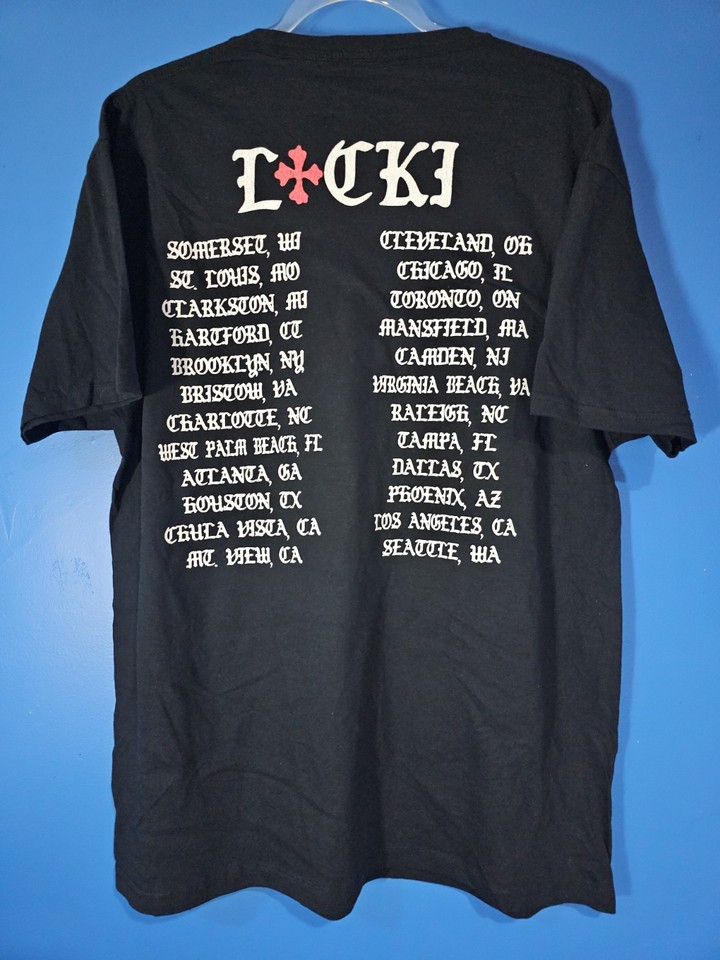 Lucki Tour Concert Tour Merch Short Sleeve T-Shirt Size 2XL Rare! | eBay