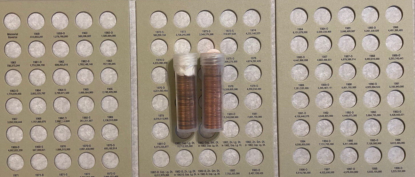 Lincoln Cent Penny Set 1959-1998 PD 89 Coins Choice BU +82 Varieties ...