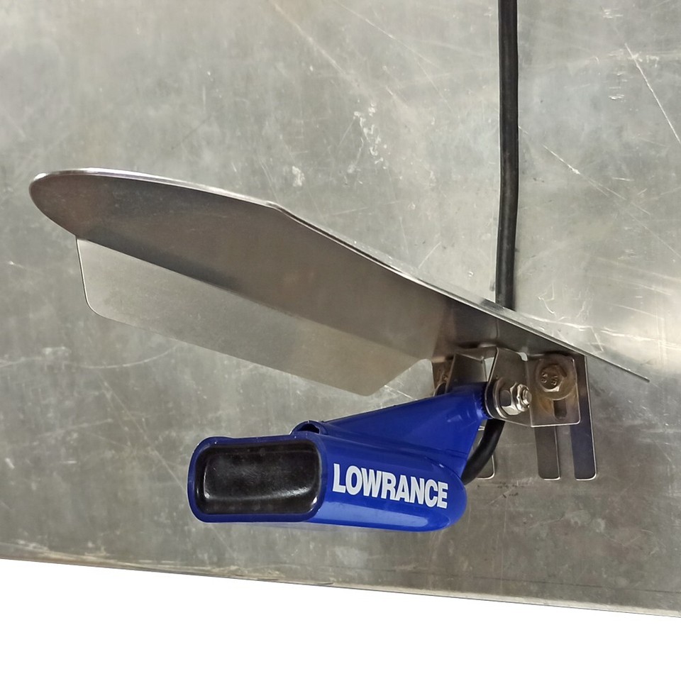 Spray Deflector Cover for Transom Mount Transducer Lowrance Garmin ...