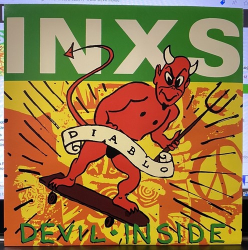 INXS-DEVIL INSIDE 7"45RPM POSTER PACK SINGLE 1988 AUSTRALIA | eBay