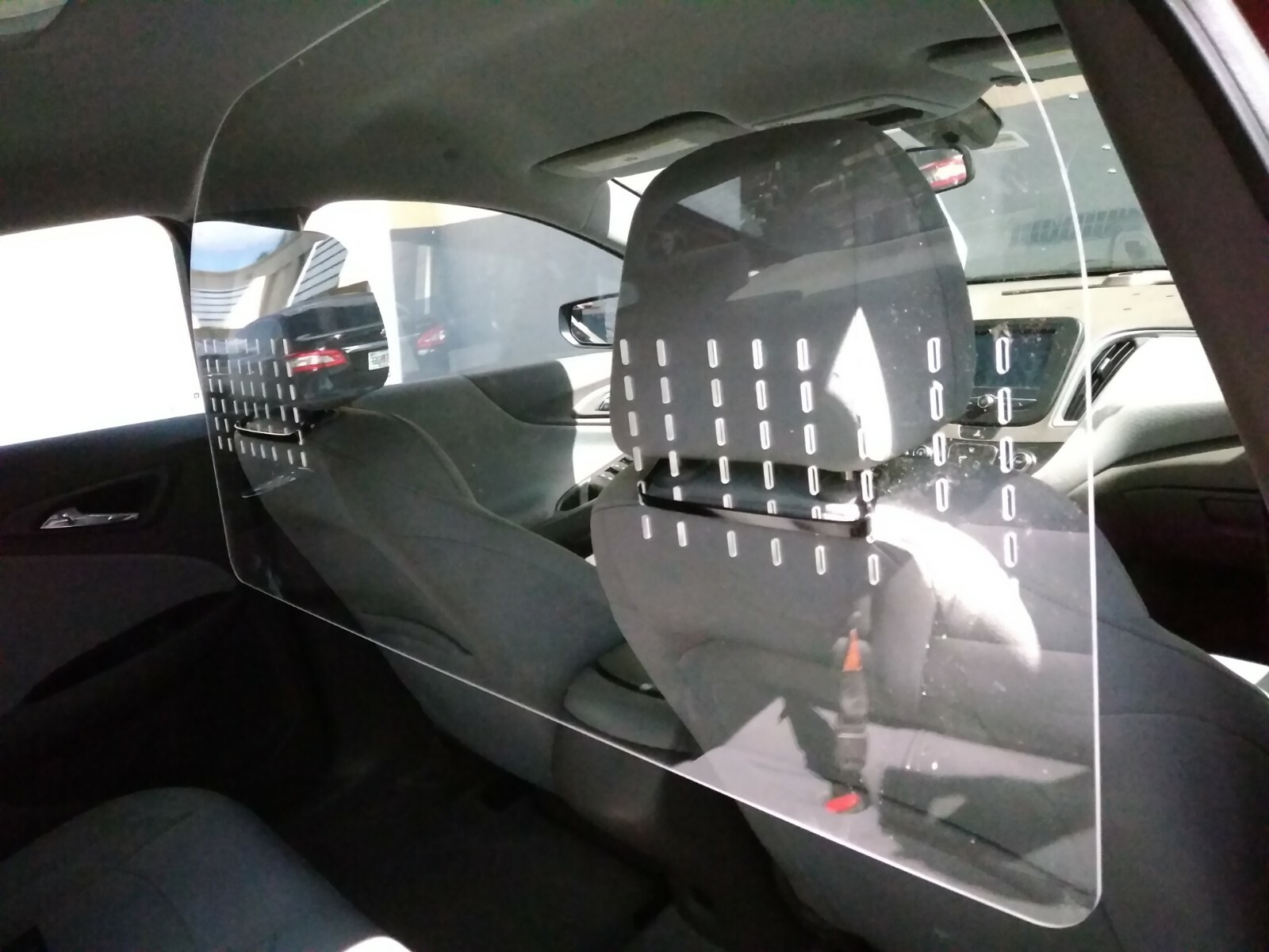 Clear Acrylic Uber Taxi Lyft Sneeze Cough Guard Shield Barrier Hard ...