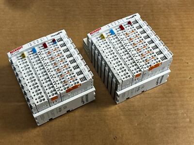 Beckhoff 2x EK1100 6x ES1018 + 6x ES2008 E + 2x ES9410 etherCAT ...