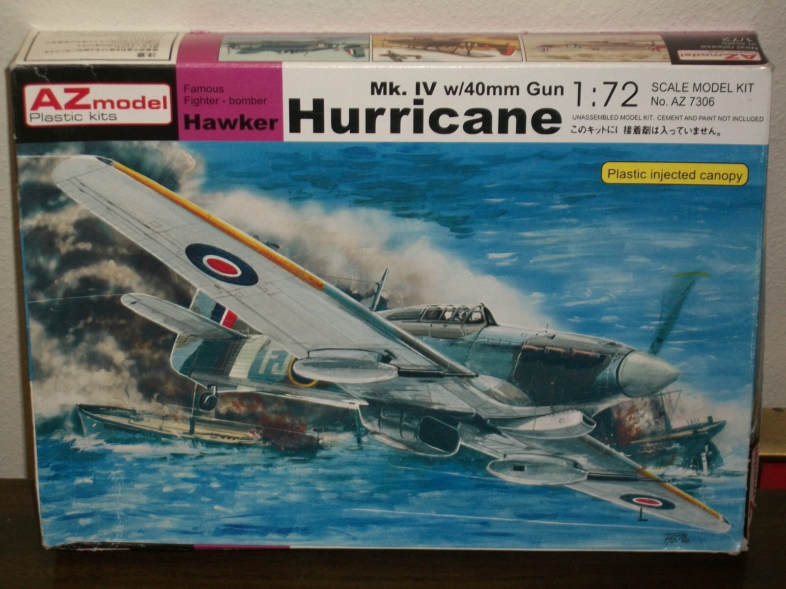 AZ Model 1/72 Scale Hawker Hurricane Mk.IV w/40mm Gun | eBay