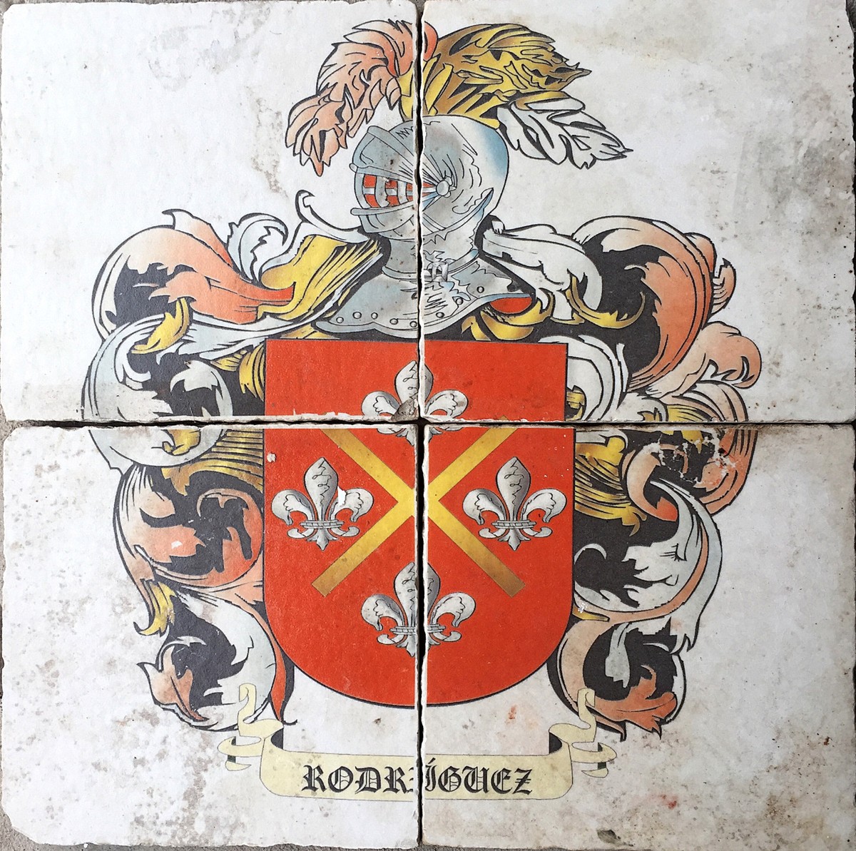 Rodriguez Family Crest Tattoo