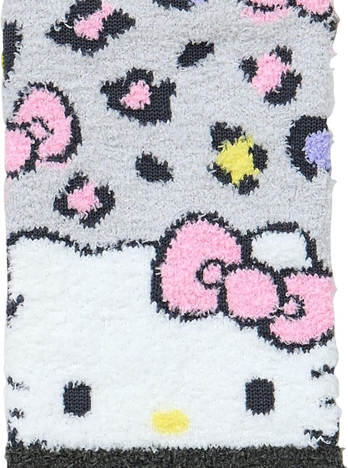 Sanrio Character Hello Kitty Fuzzy Socks Ladies Winter Warm Socks 23 ...