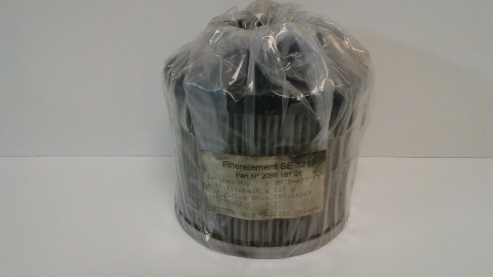 NEW OLD STOCK! UNITECH REPLACEMENT FILTER ELEMENT 2098-181-01 | eBay