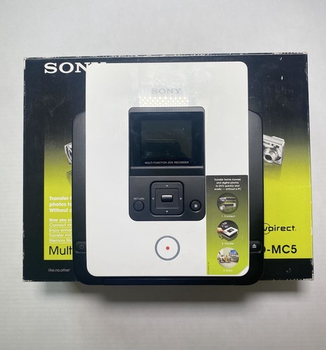 Sony DVDirect VRD-MC5 Multi-Function DVD Recorder White 2.5" Digital ...