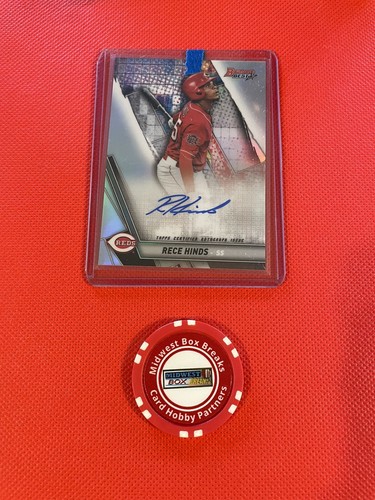2019 Bowman's Best - Autographs Refractor #B19-RHI Rece Hinds (AU, RC ...