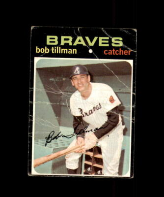 1971 TOPPS BASEBALL CARD ATLANTA BRAVES #244 BOB TILLMAN | eBay
