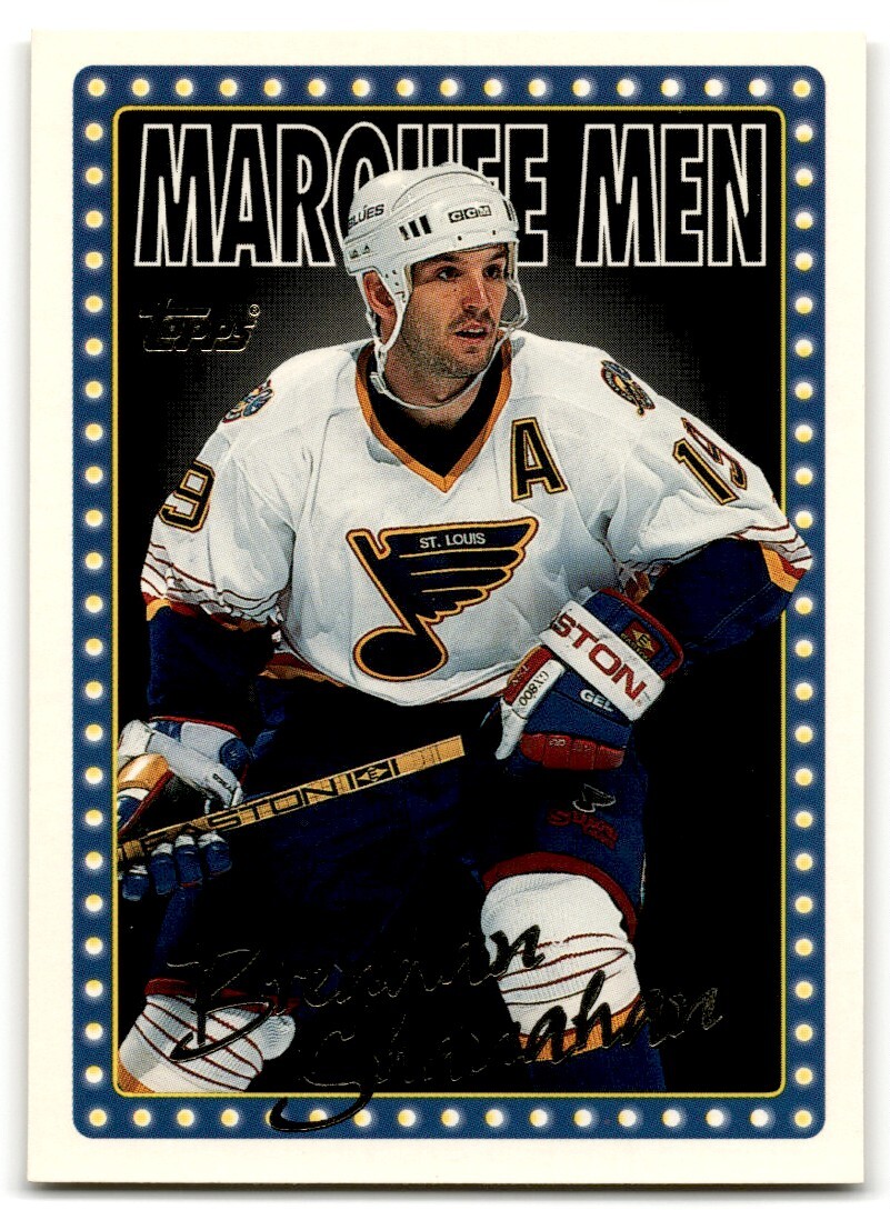 1995-96 TOPPS MARQUEE BRENDAN SHANAHAN ST. LOUIS BLUES #16 | eBay