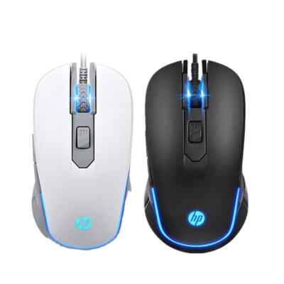 HP M200 Wired Gaming Mouse 2400 MAX DPI RGB (BLACK/WHITE) | eBay