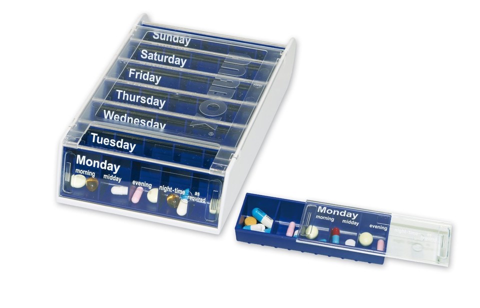 Anabox 7 Day/Weekly Pill Boxes in Various Colours | eBay UK