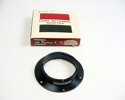 Darkroom Retaining Flange Adapter | for Pentax K Camera Lenses | New ...