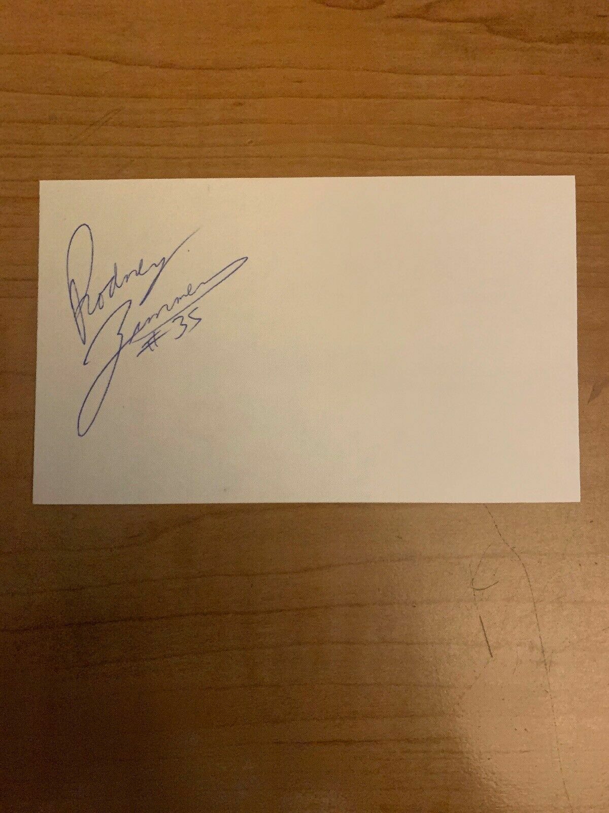 RODNEY ZIMMERMAN - UCLA BASKETBALL - AUTHENTIC AUTOGRAPH SIGNED- B4139 ...