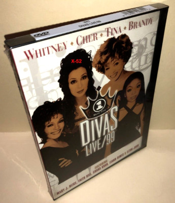 VH1 Divas Live DVD Cher Whitney Houston Tina Turner Brandy Mary J Blige ...