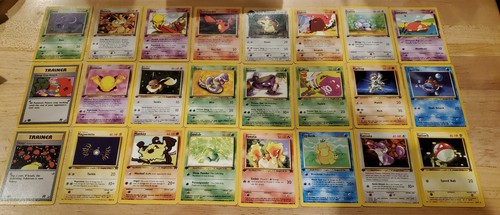 Pokemon Complete Team Rocket 1st Edition Common Set 24 Cards Unplayed ...