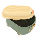 (Green Large)Toy Storage Box Multi Purpose Cute Duck Cover Plastic ...
