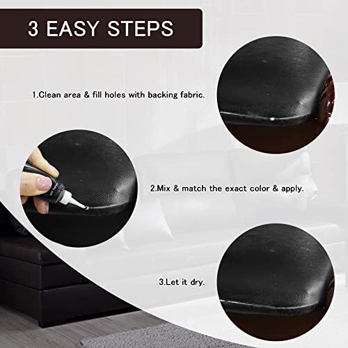 Vinyl and Leather Repair Kit Filler for Furniture Jacket, Sofa, Boat or Car Seat | eBay