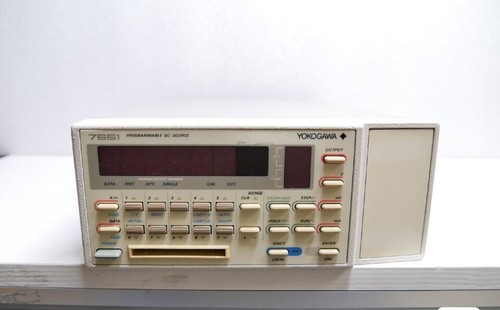 YOKOGAWA 7651 Standard high-precision DC voltage current source Rear ...