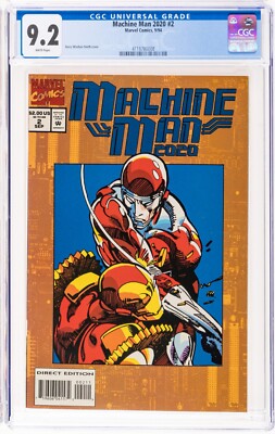 MACHINE MAN 2020 (1994) #2 MACHINE MAN VS. IRON MAN ~ CGC 9.2 MARVEL COMICS! | eBay