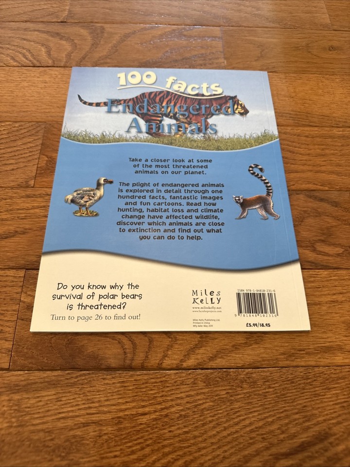 Lot Of 3 "100 Facts" Books - Endangered Animals, Explorers, Mammals | eBay