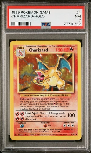 Pokemon 1999 Charizard Base Set Unlimited PSA 7 | eBay