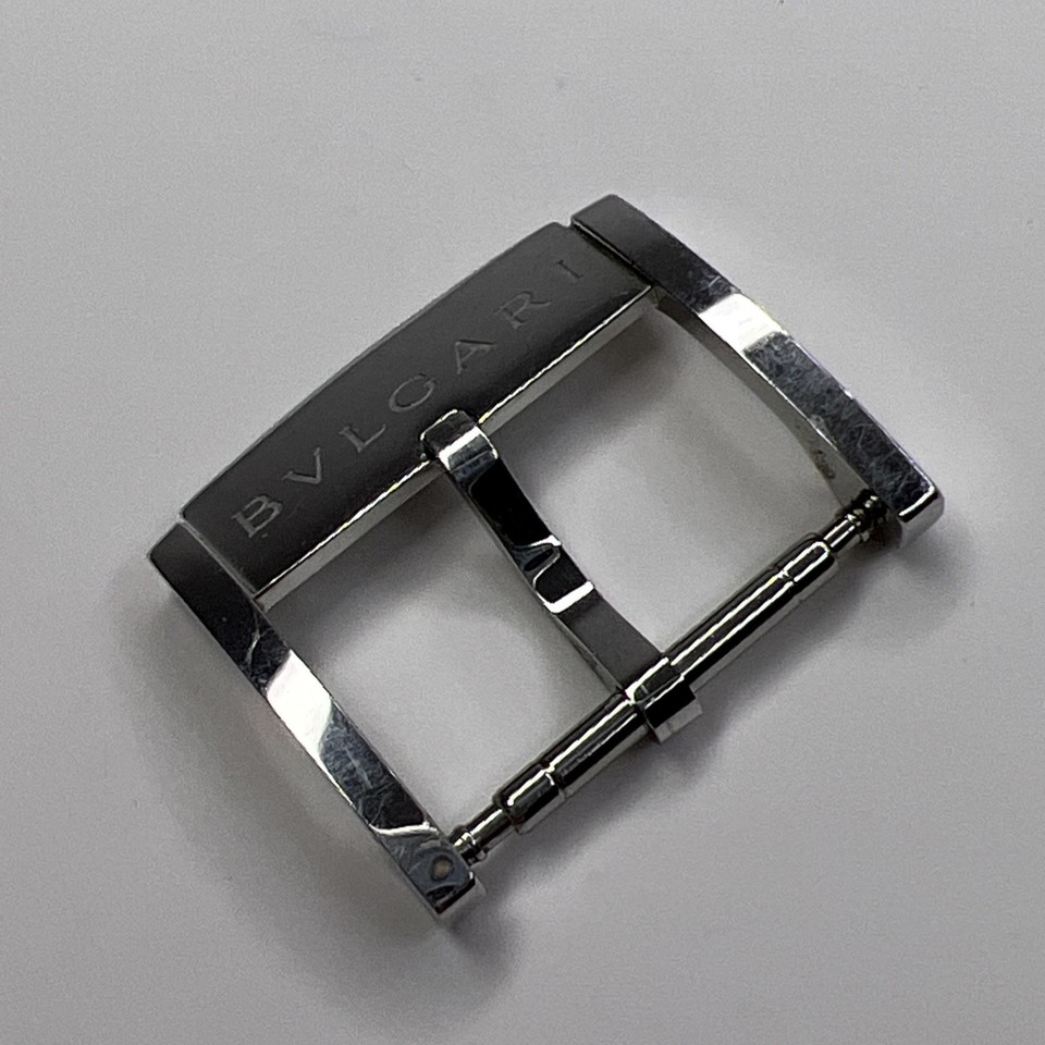 Authentic Bulgari 18mm Stainless Steel Tang Buckle Clasp OEM | eBay