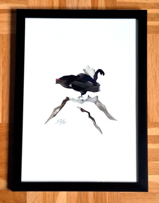 Jagdkunst, Jagdmaler, Jagd, Jäger, Birkhahn, Kleiner Hahn, Jagdgemälde ...