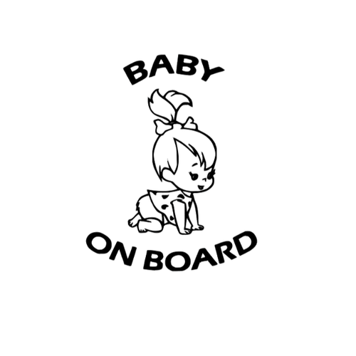 BABY GIRL OBN BOARD MY CAR STICKER SAYING. | eBay Australia