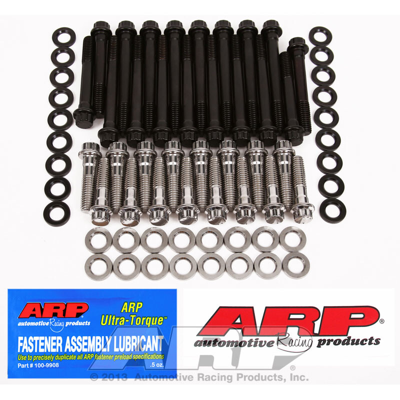 ARP Head Bolt Set 134-3703; Hi-Perf 12pt Chromoly w/Stainless Outers ...