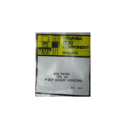 Circuit Intégré Sylvania Ecg 7493A Ttl Ic 4 Bit Binary Réfrigérés | eBay