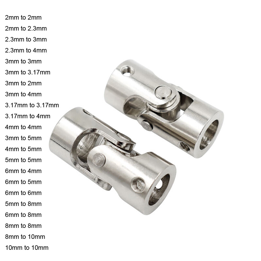 Universal Joint Shaft Coupling Universal Joint, 2pcs Shaft Coupling