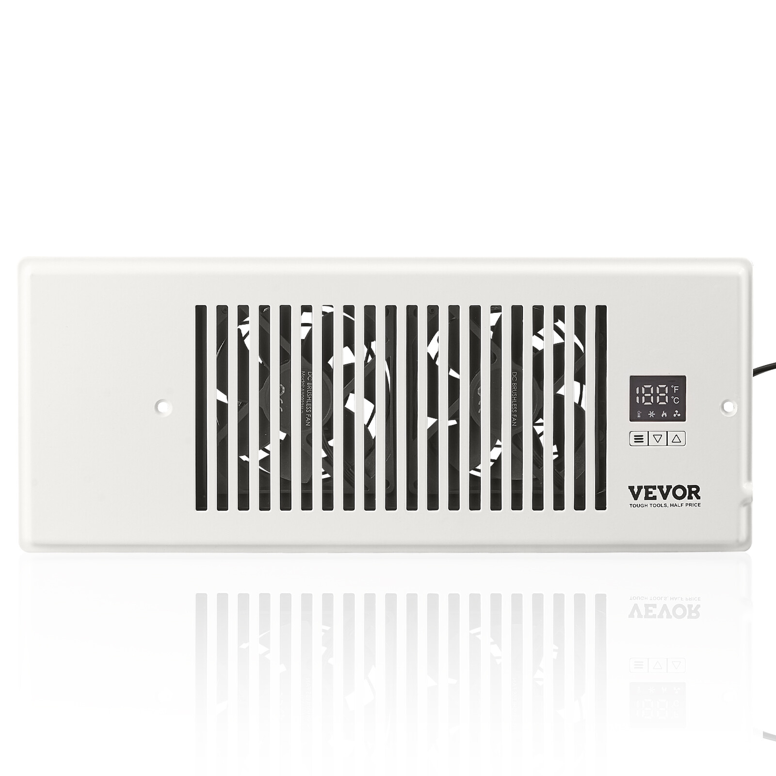 VEVOR Quiet Register Booster Fan Heating / Cooling 4 x 12” Registers ...