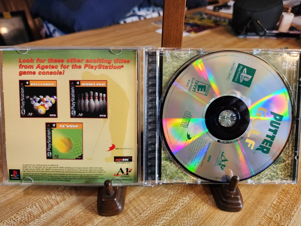 Putter Golf (Sony PlayStation 1, 2001) PS1 CIB Tested & Working ...