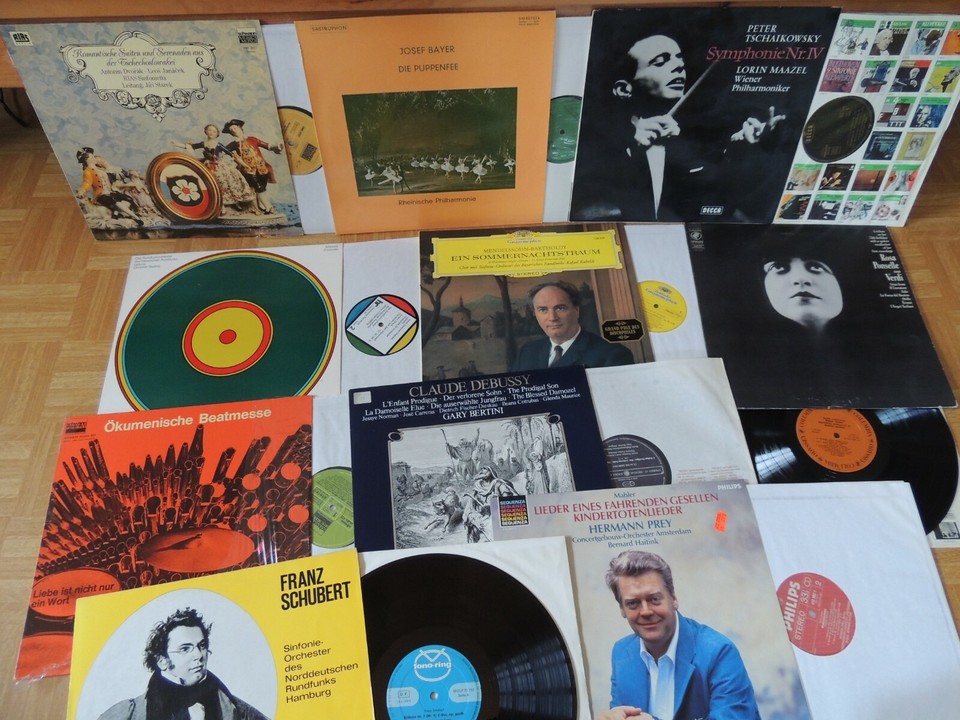 44 LP / 39 Album Classical LOT Symphony Orchestral Wind Vocal....(W5 ...