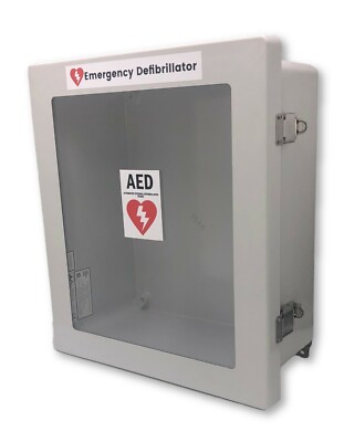 Universal AED Wall Cabinet Box Window Enclosure Outside Waterproof ...