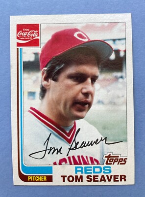 1982 Topps Coca-Cola Tom Seaver #19 HOF Cincinnati Reds | eBay