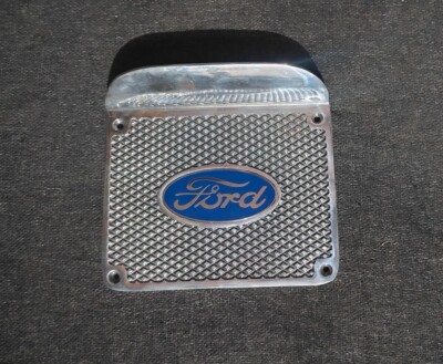 Early Classic Car / Truck Running Board Foot Step Plates Set 2pcs Alloy ...