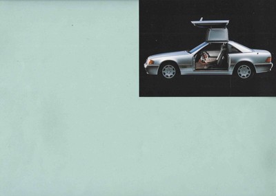 carte postale / postcard original Karmann Mercedes SL R129 Gullwing ...